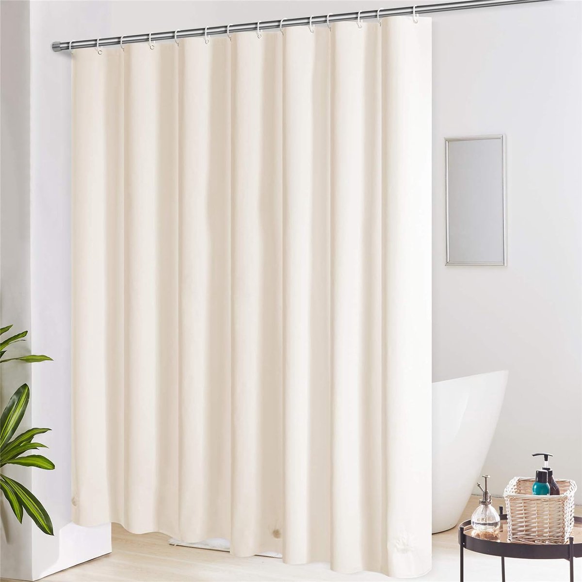 Rideau de Douche Extra Long pour Salle de Bain Rideau de Bain ...
