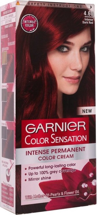 Garnier Color Sensation Intense Permanent Cream Color - 4.60 Intense ...