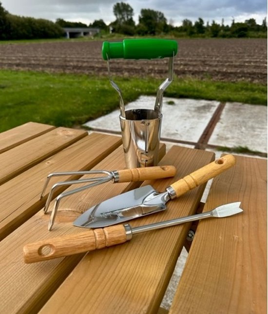 Bulbs by Brenda - Tuingereedschap set 4 stuks - schepje - harkje ...