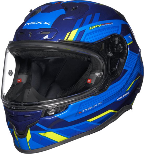 Nexx X.R3R Precision Blauw Neon Integraalhelm XXL | bol