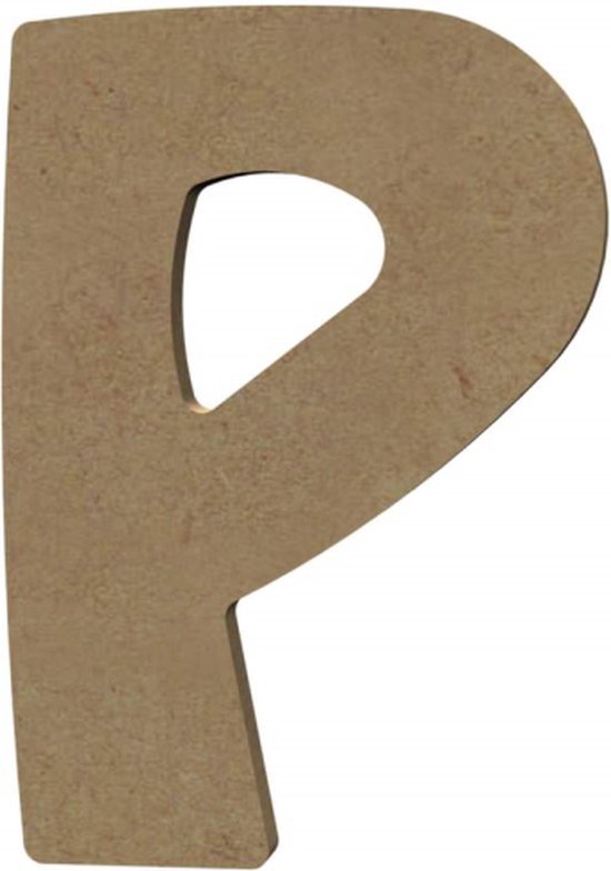Gomille MDF Letter P 15 cm | bol