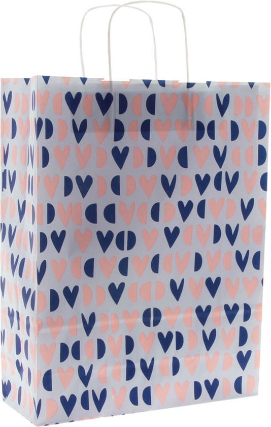 Papieren tasjes 50 stuks - Print / Multi colour - A3 32x41x12 ...