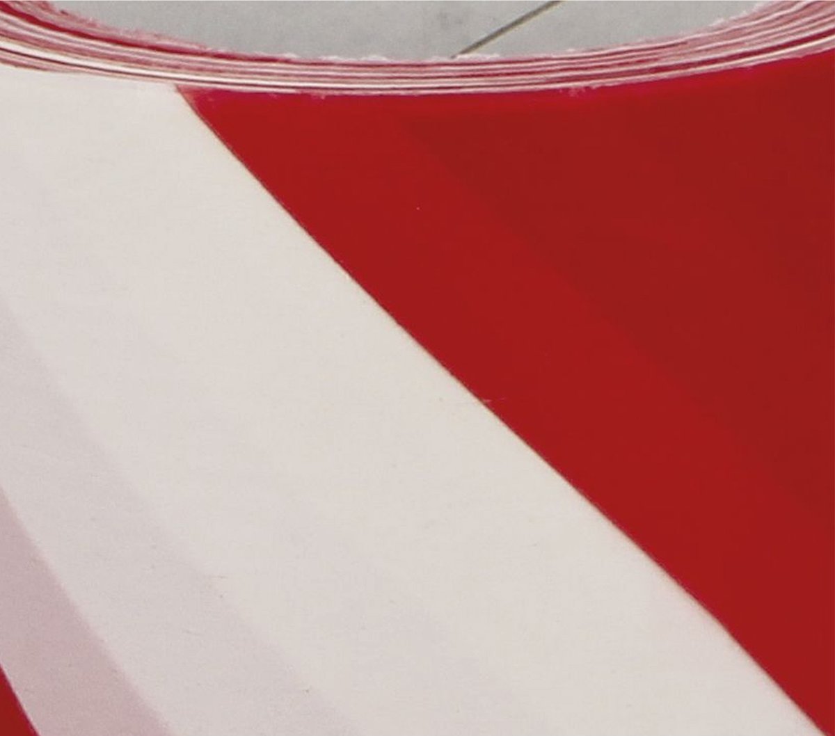 AMIG Afzettape - rood/wit - 50 mm x 30 m - pvc - markeertape ...