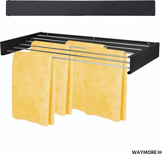Waymore Wanddroogrek 6 Meter Hangend - Wasrek Inklapbaar - Droogrek ...