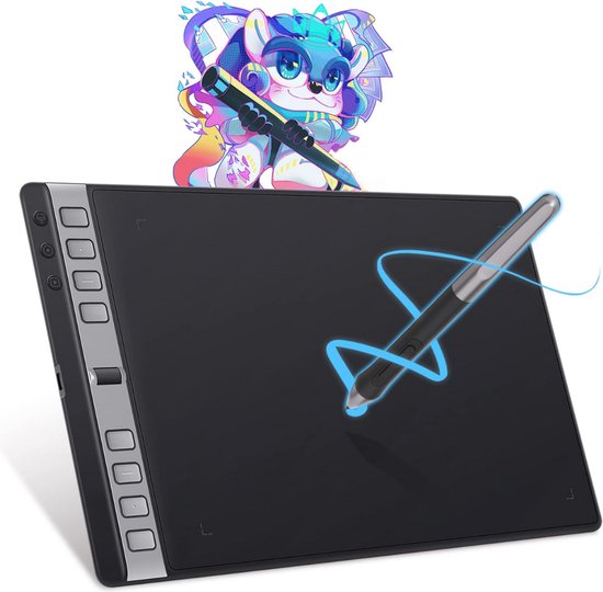 HUION Inspiroy 2 - Tekentablet - 10,5 inch - Bluetooth - Drawing tablet ...