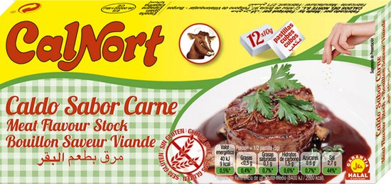 Calnort Bouillon Cubes Beef (120g) | bol