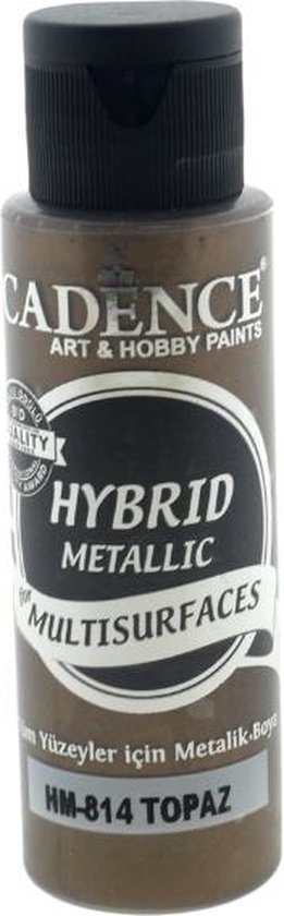 Cadence Hybrid Acrylverf Metallic 70 ml Topaz | bol