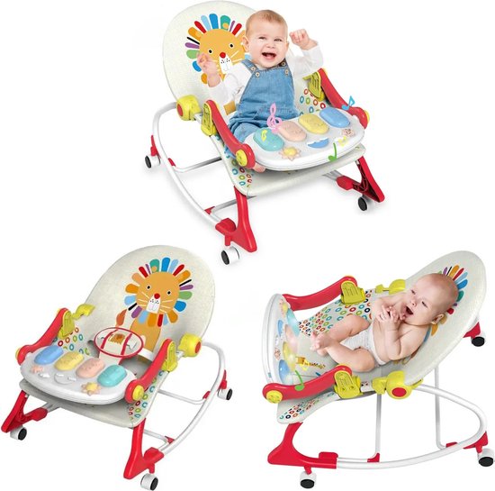 Wipstoel Baby - COMFORTABELE Baby Swing incl. MUZIEKBORD ...