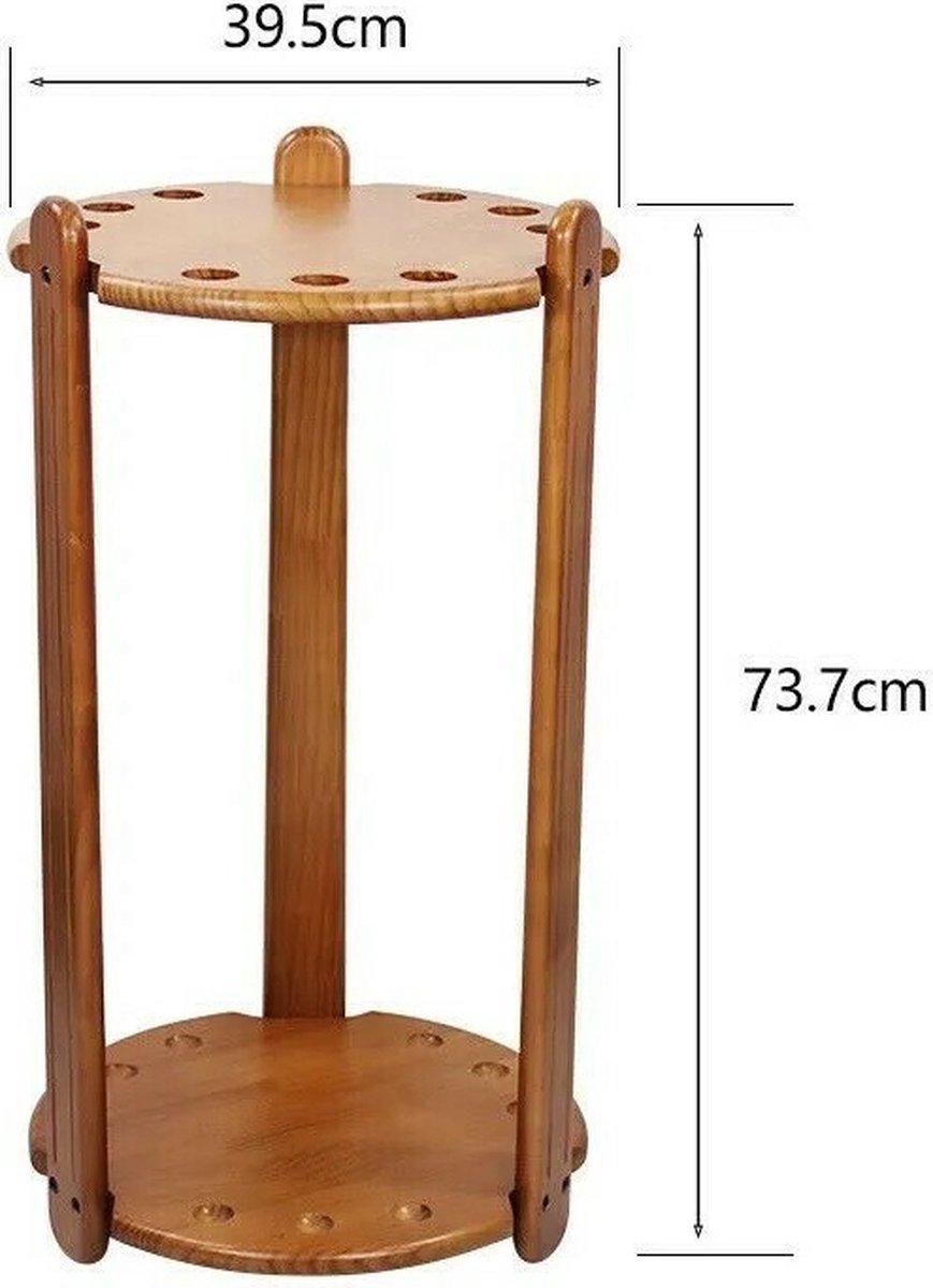 Pegasi Keu rek rond 9 keuen - 74x39,5cm - Light Oak - Keu houder vloer ...