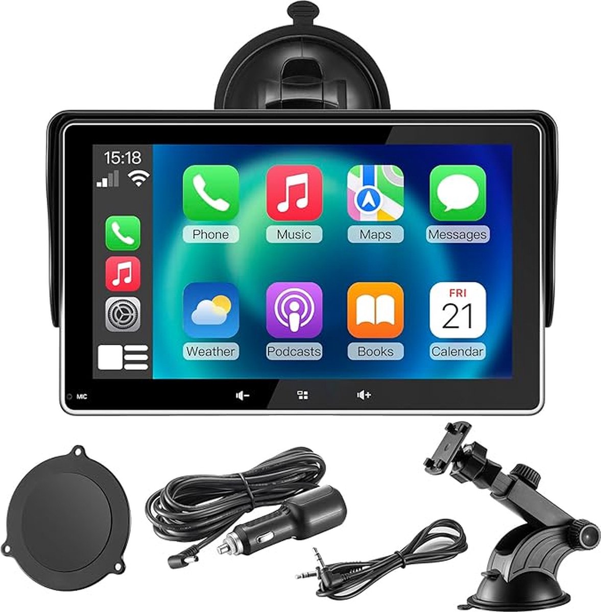 Generic Navigatiesysteem 7 Inch – 2023 Model - Geschikt voor Apple Carplay (Draadloos)... | bol
