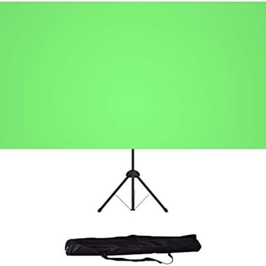 Green Screen Met Statief - Achtergrondsysteem - Green Screen Doek ...