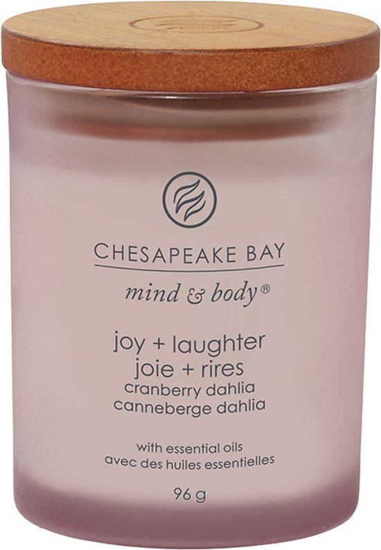 Chesapeake Bay Joy & Laughter - Cranberry Dahlia Mini Candle | bol