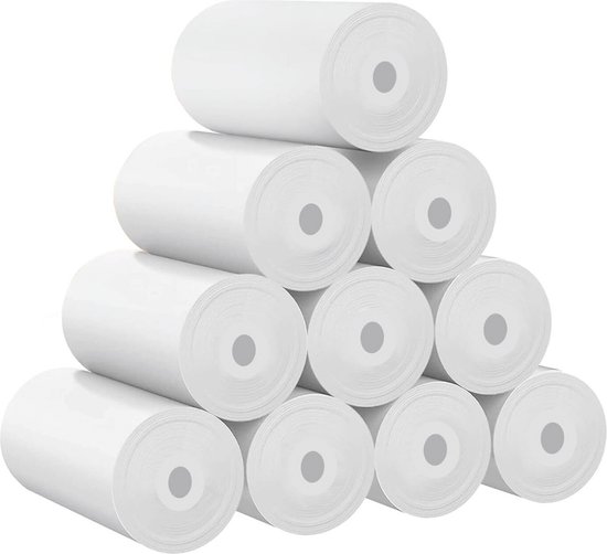 LUVIQ 10 Premium Papier Rollen - Voor Pocket Printer - Navulling Voor ...