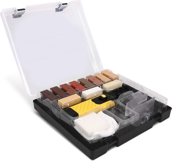 Laminate Parquet Flooring Repair Kit - 17-delige set voor houtreparatie ...