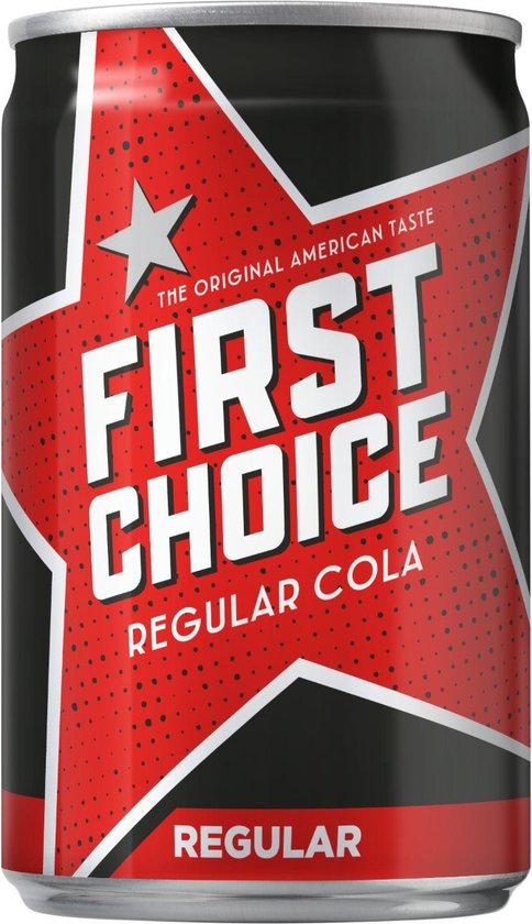 First Choice Cola regular 2 multipacks x 12 blikjes x 15 cl | bol