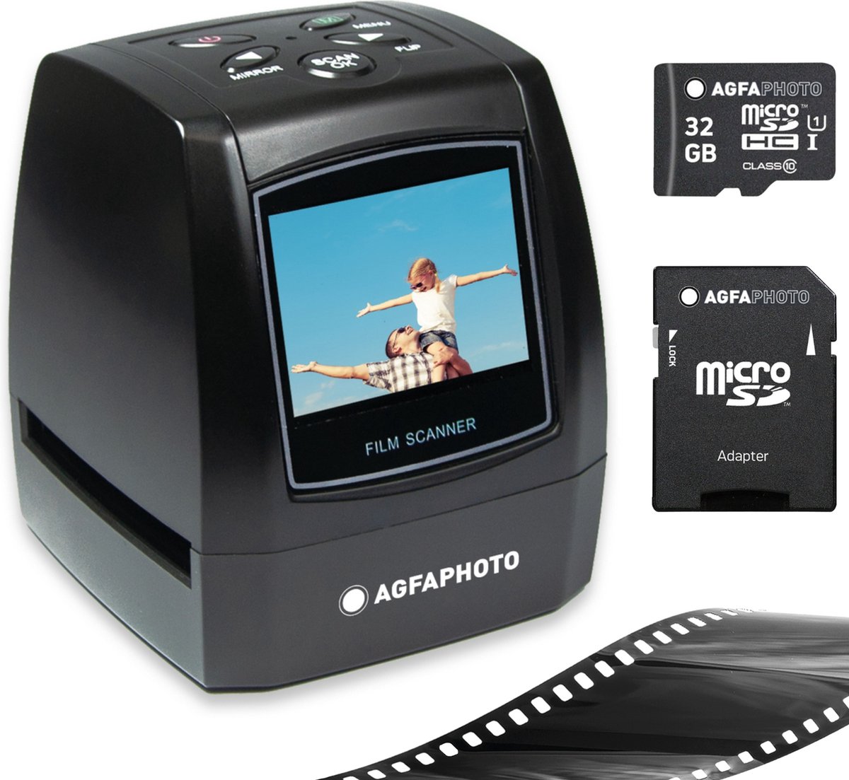 AGFA PHOTO Pack Scanner Numérique Realiview AFS100 + 1 carte SD 32GB – Scanner de... | bol