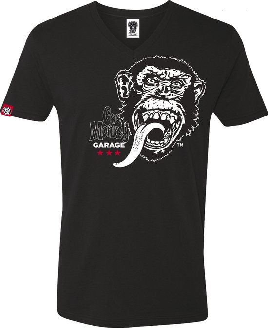Gas Monkey Garage T-Shirt Big Monkey Stars Black-S | bol