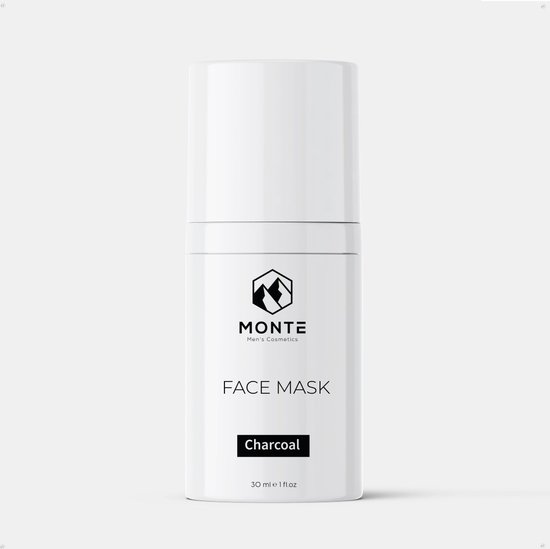 MONTE - Face Mask Charcoal - 30ml - Gezichtsmasker Houtskool - Detox ...