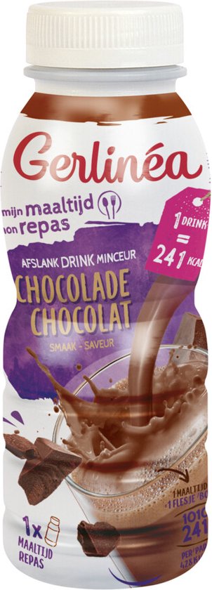 8x Gerlinea Drinkmaaltijd Chocolade 236 ml | bol