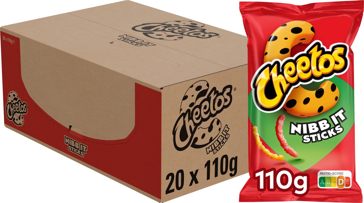 Cheetos Nibb It Sticks Chips - Chips - 20 x 110 gram | bol