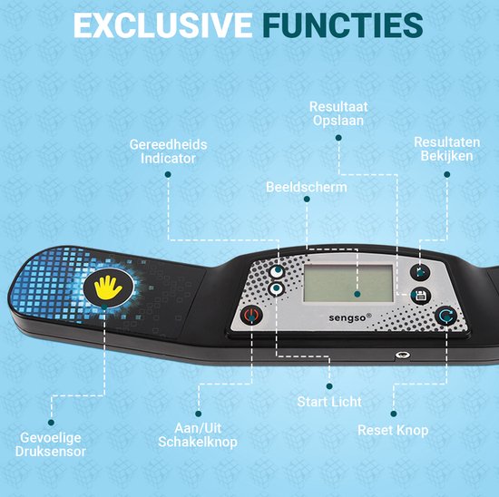 Sengo® - rubiks cube timer - cube timer - speed cube timer - timer voor wedstrijd -... | bol