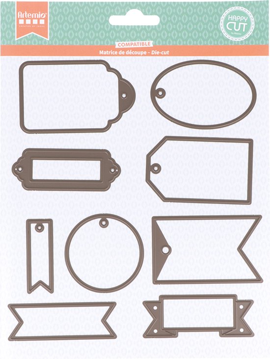 Gabarits de découpe pour étiquettes | bol