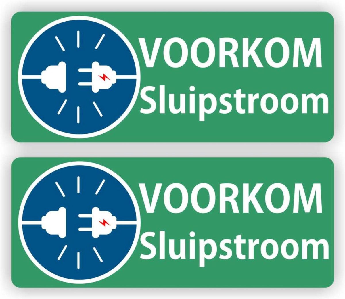 Licht uit sticker set 2 stickers | bol.