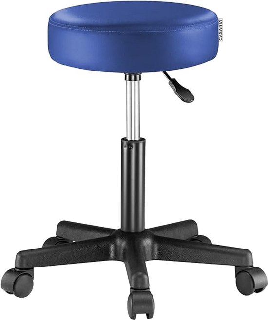 rolkruk - Roller Stool with Footrest Office Stools Height adjustable | bol