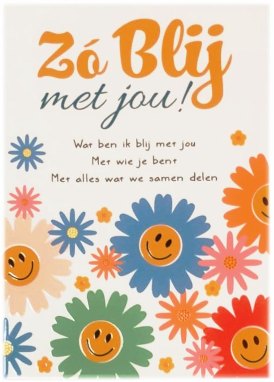 Kaart - Intense - Zo blij met jou - TE019-D | bol