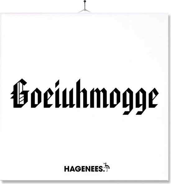 Tegel Met Opdruk | Haagse tekst | bol