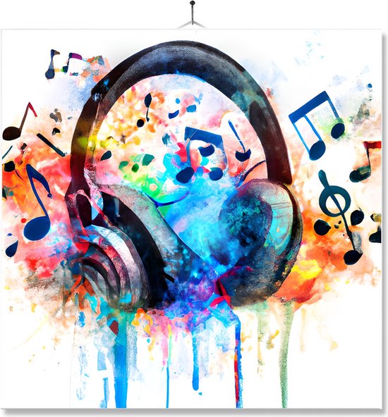 Tegel Met Opdruk | Koptelefoon Muziek | bol.com