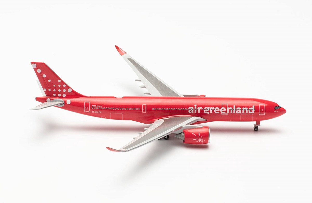 Herpa schaalmodel vliegtuig Airbus A330-800neo Air Greenland Tuukkaq ...