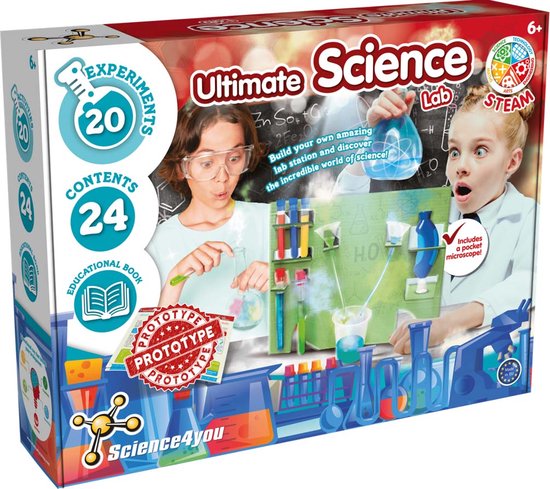 Science4you Ultimate Science – Experimenteerdoos met 12 Proeven – Bouw ...