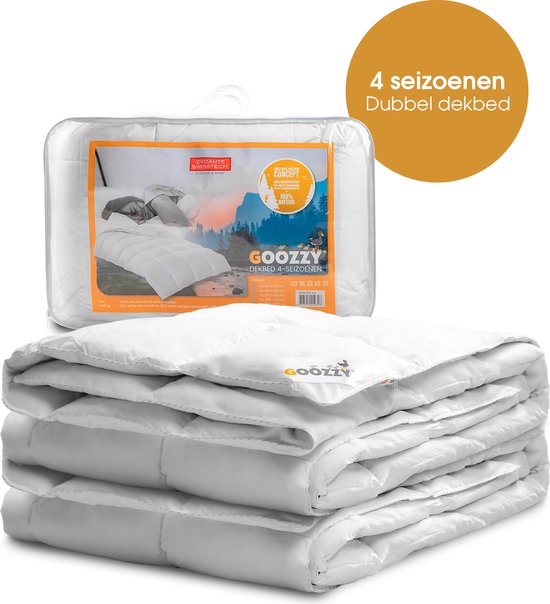 Goozzy® dons dekbed - 100% donzen dekbed - 4-seizoenen - premium ...