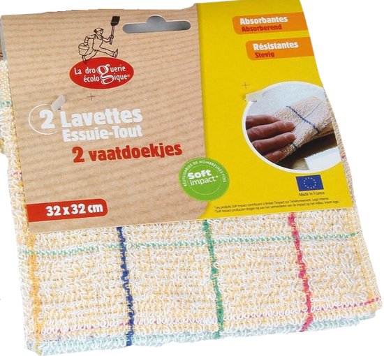 Milieu vriendelijke - vaatdoekjes, set van 2 | bol