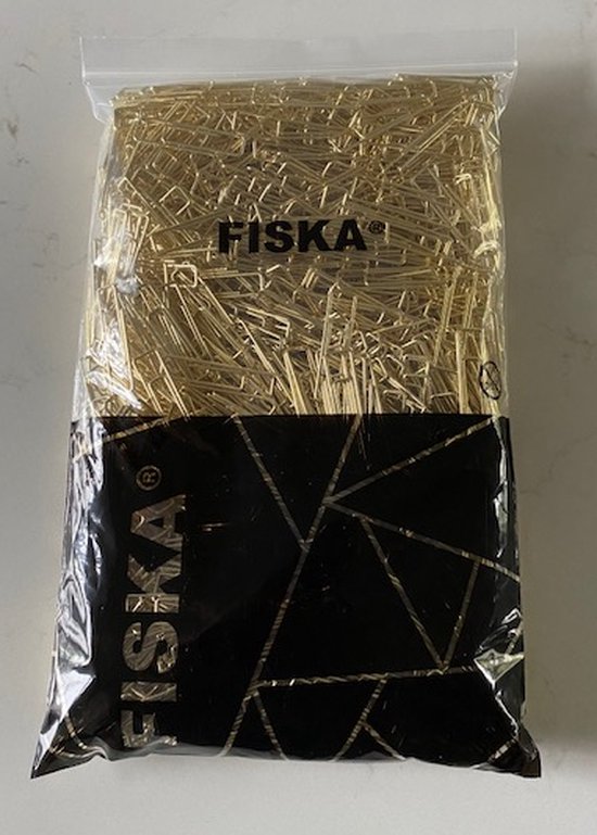 FISKA - 1000 Grote Paperclips Rechthoekig Goudkleurig - 4 cm - Luxe ...
