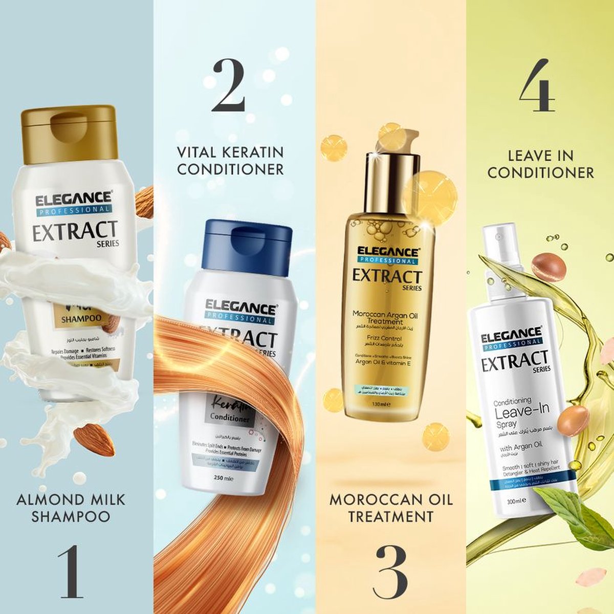 Elegance Extract Series Shampoo 25.4oz/750ml - Vital Keratin | bol