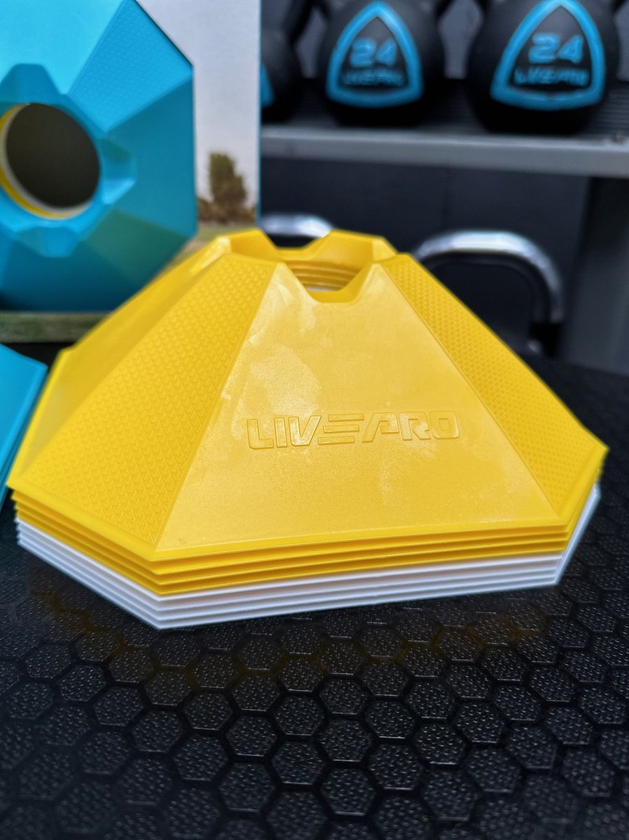 LivePro: Quick Cones | Fitness | Training | Wendbaarheid | Voetenwerk ...