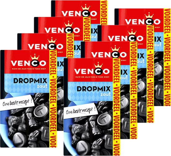 Venco - Dropmix (Zout) - 8x 500g | bol