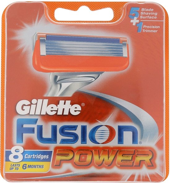 Gillette Fusion 5 Power scheermesjes 8 stuks - Voordeelverpakking 3 ...