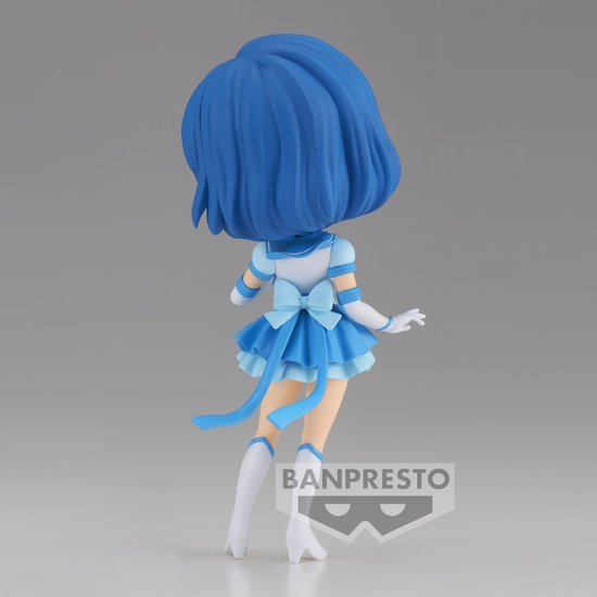 Pretty Guardian Sailor Moon Cosmos The Movie Q Posket - Eternal Sailor Mercury Ver.B 14cm | bol