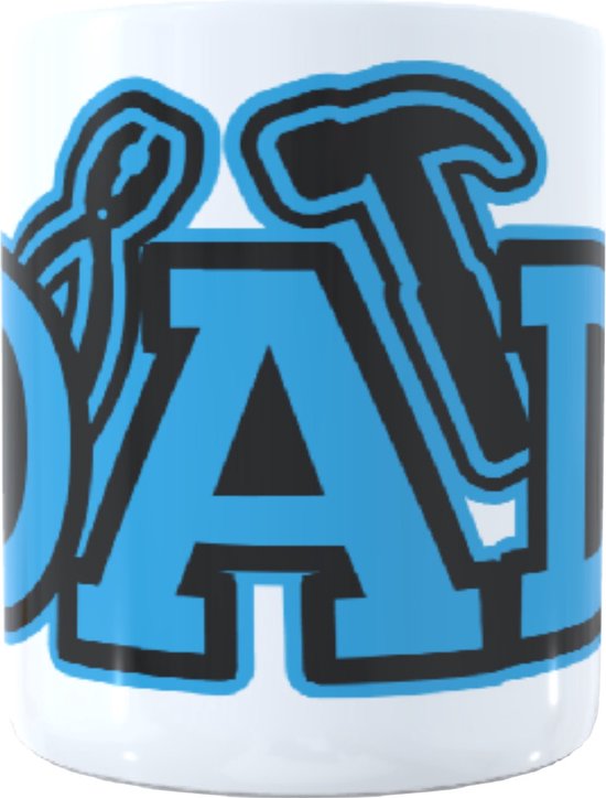 Bedrukte koffie beker - thee mok - dad - vader - papa - gereedschap | bol