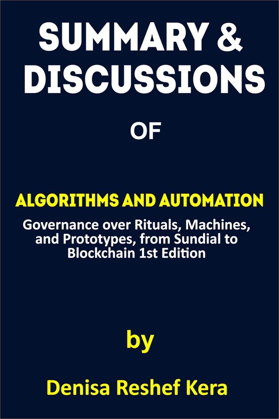 Algorithms and Automation (ebook), Top Sellers | 1230007205484 | Boeken | bol