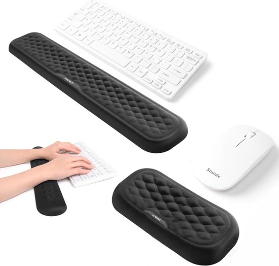 Sounix Ergonomische Polssteun Toetsenbord en Muis - Pols Beschermer ...