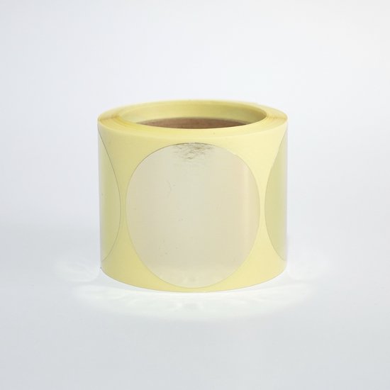 Blanco Stickers op rol 225ex. 50mm glans goud | bol