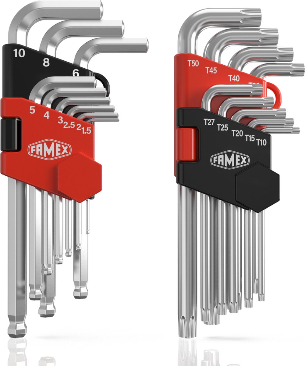 Famex Torx- en Inbusset - 18-delig | bol