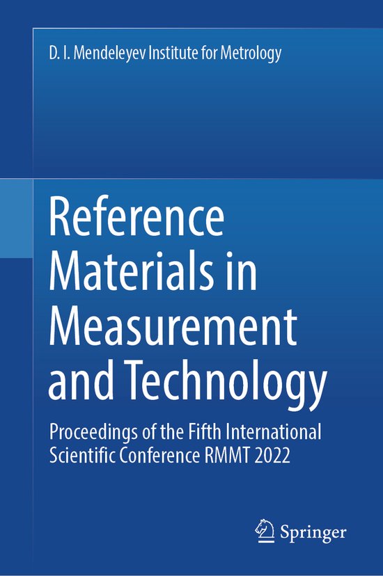 Reference Materials in Measurement and Technology | 9783031491993 ...