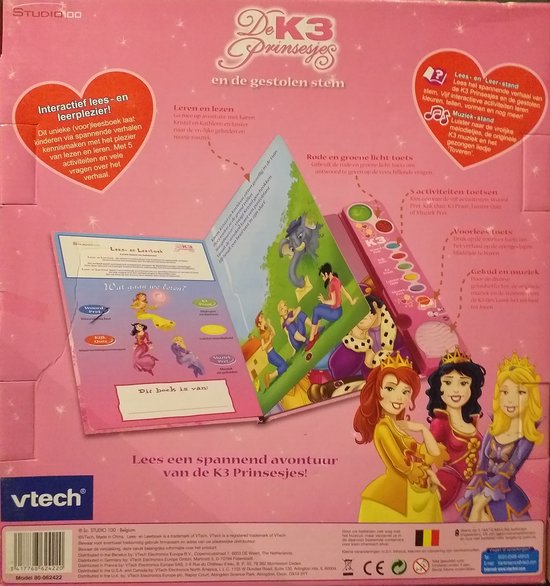 V Tech Lees en Leerboek - De K3 prinsesjes en de gestolen stem. | bol.com