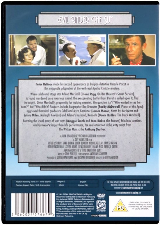 Evil Under The Sun (Dvd), Peter Ustinov | Dvd's | bol