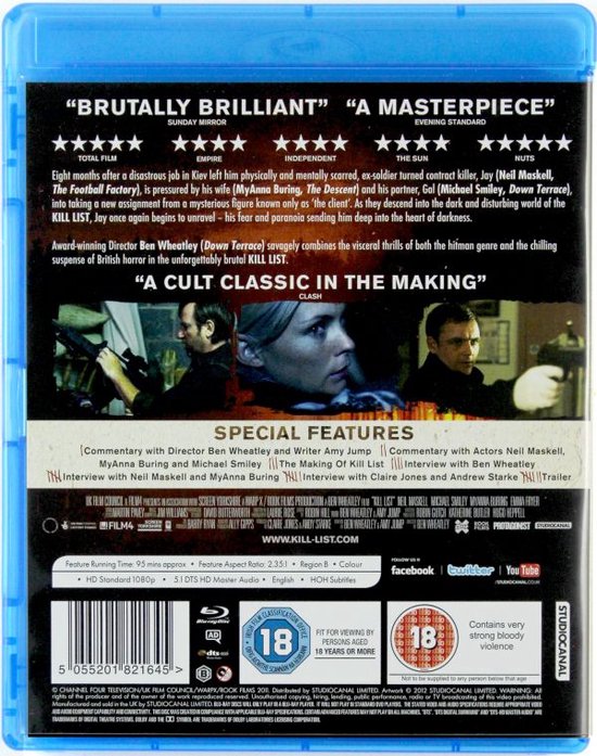 Kill List - Blu-Ray - Film over een huurmoordenaar | bol